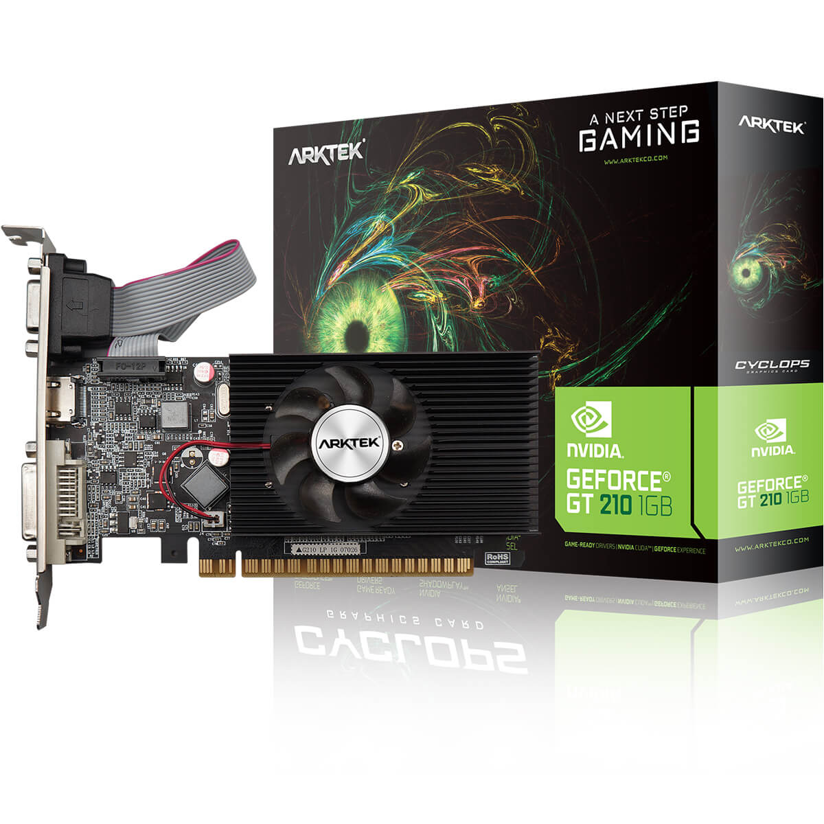 کارت گرافیک آرک تک ARKTEK G210 DDR3 1GB | هدیش