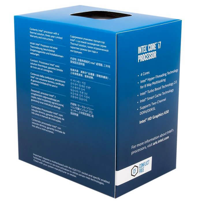 پردازنده اینتل سری Kaby Lake مدلCore i7-7700