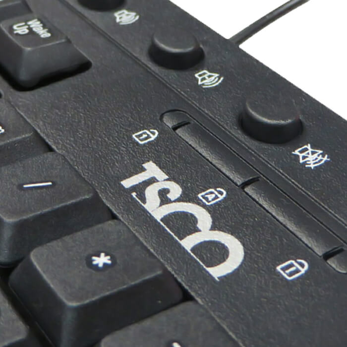 کیبورد با سیم تسکو مدل TSCO TK 8009 | هدیش
